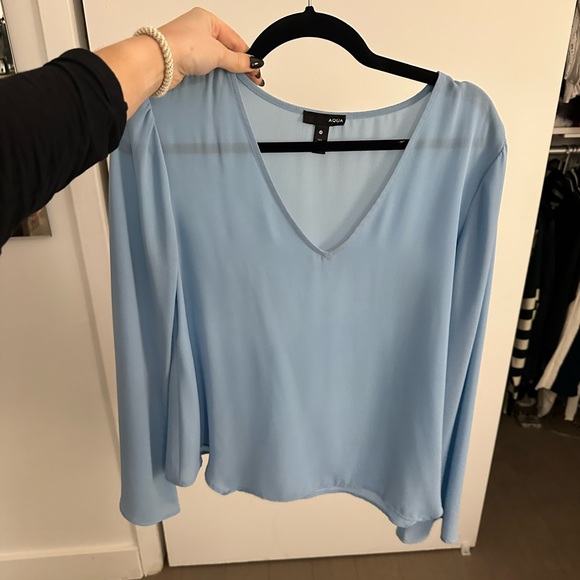Aqua | Tops | Aqua Blouse | Poshmark
